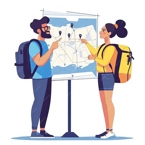 Gps Guide 3d Man Navigating The World With Poi Premium Ai Generated Image