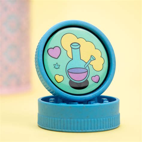 Billy Blue Plant Fibre Grinder The Bong Shop