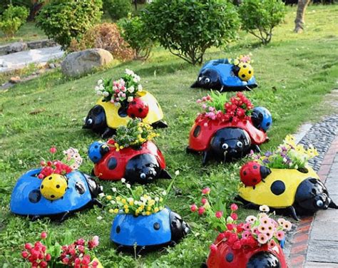 The Ladybug Of The Household 🥰 Cute Ladybug Flower Pots Infestation