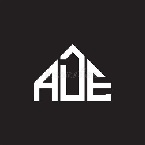 Ade Letter Logo Design Ade Monogram Initials Letter Logo Concept Stock