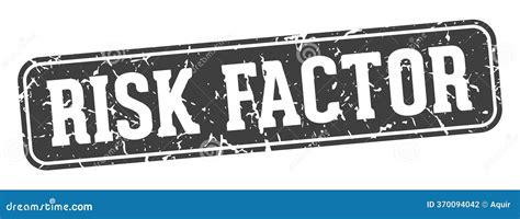 Risk Factor Sticker Risk Factor Label Cartoon Vector Cartoondealer