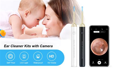 Wireless Hd 1080p Ear Wax Removal Camera With 35mm Otoscope 6 Led