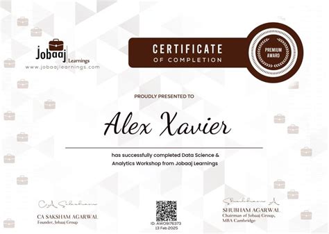 Datascience Analytics Machinelearning Certification Lifelonglearning Alex Xavier