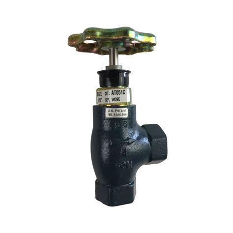 Hansen At051c 12 Refrigerantshut Off Valve Angle Threaded Seal Cap