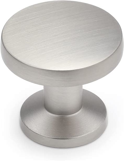Homdiy 10 Pack Brushed Nickel Cabinet Knobs Drawer Knobs Silver Cabinet Knobs Kitchen Cabinets