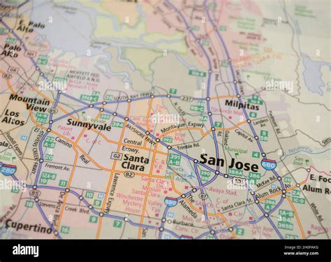 Map Of San Jose Ca Area