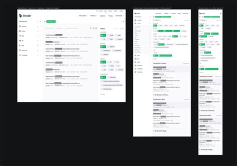 linode ui design behance