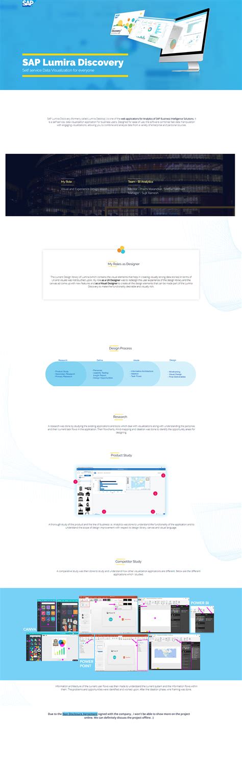 Sap Lumira Discovery On Behance