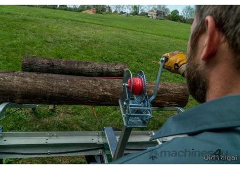 new woodland mills woodlander log loading ramp winch kit 48 kg robust