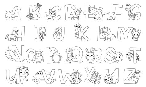 Alpabet Coloring Pages At Sascalledblog Blog