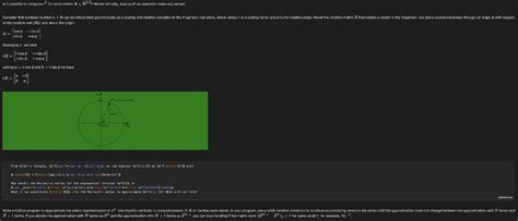 Solved PYTHON Hint You Can Use NumPy S Matrix Identity Chegg