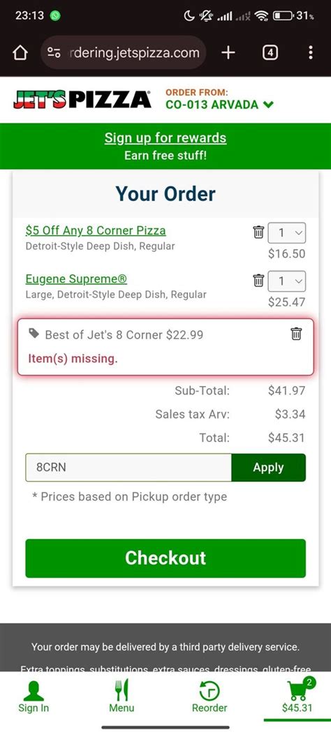 Jets Pizza Coupon Codes 8 Verified 12 Off Mar 2025
