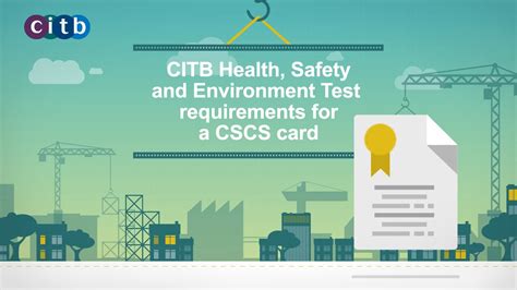 Citb Health Safety And Environment Test Requirements For A Cscs Card