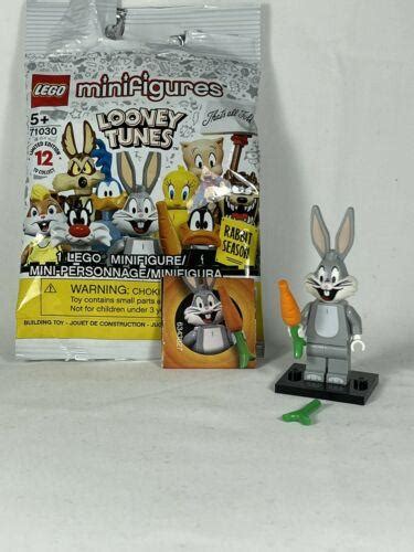Bugs Bunny Lego Looney Tunes Minifigure 71030 New Opened
