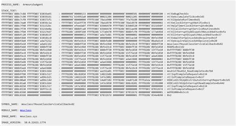 Armouryswagent Mouclasssys Causing Pc To Restar Republic Of
