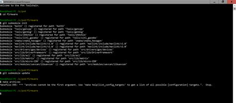 Build Firmware On Windows Or Linux Px4 Autopilot Discussion Forum