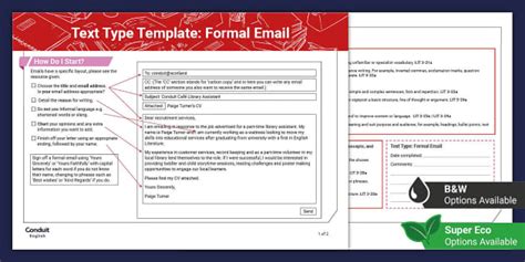 Text Type Template Formal Emails Professor Feito Twinkl