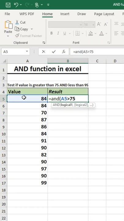 and function in excel 💯 exceltutorial exceltips exceltricks spreadsheets youtube