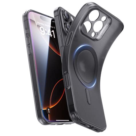 Esr Zero Clear Case Halolock เคส Iphone 16 Pro Frosted Black Caseduck