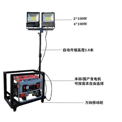 Yg9688全方位自动升降泛光灯 Bt6000a施工移动照明车