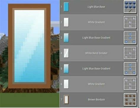 Minecraft Banner Mirror Realistic Mirror Minecraft Banner Bnvs