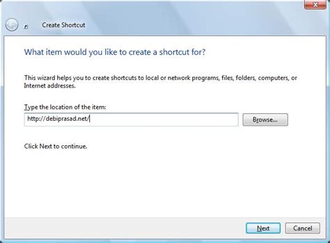 Provide Of Shortcut Debiprasad