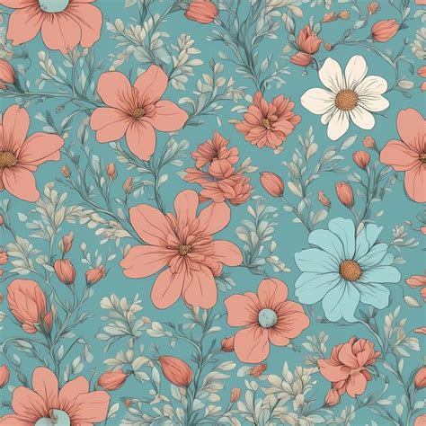 Premium Photo Abstract Flowers Texture Background Seamless Flower Soft Cyan Blue Background