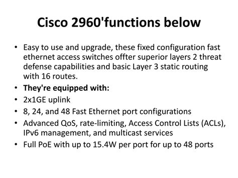 Ppt Easy Steps To Configure Cisco 2960 Series Powerpoint Presentation Id 1376963
