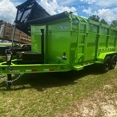 Summit Cargo Trailers Llc Lime Green Dump Trailer 7x16ta Lime Green