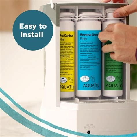 Carbon Voc Filter Aquatru Carafe Replacement Filters One Year Combo