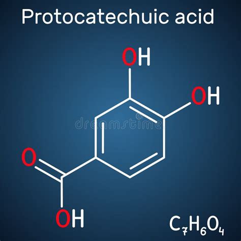 Protocatechuic Acid Pca Molecule It Is 34 Dihydroxybenzoic Phenolic