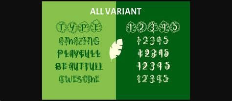 Green Ecosystem Font Font Canyon