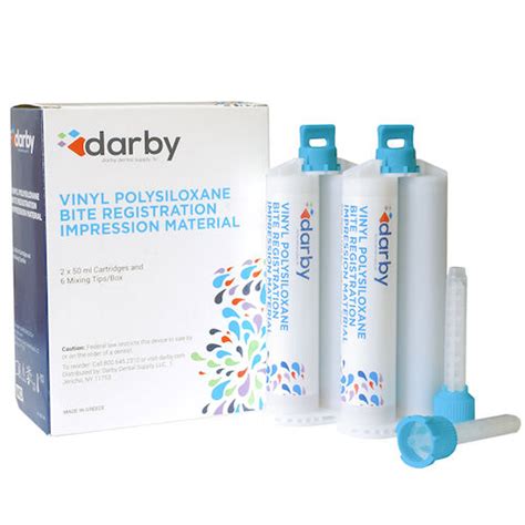 Vinyl Polysiloxane Bite Registration Impression Material Fast Set