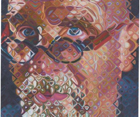 Chuck Close Self Portrait 1967 Chuck Close Overcame Struggles To