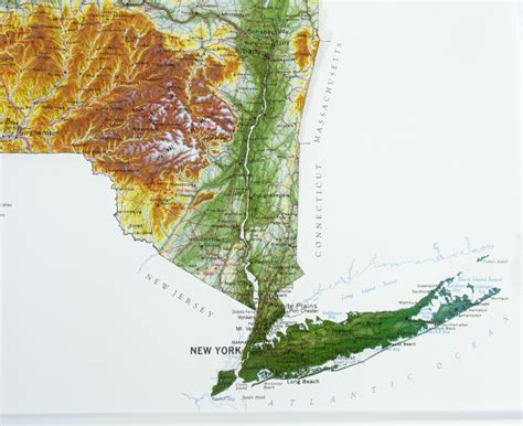 Nys Elevation Maps Thematic Map New York State Population Density