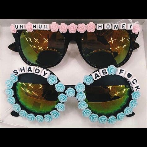 Custom Kandi Sunglassesglasses Rave Outfits Festival Inspiration