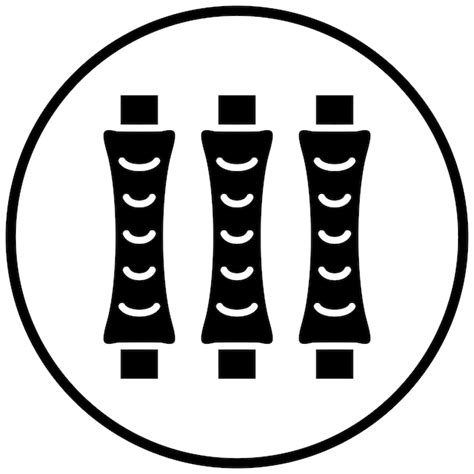 Premium Vector Ribs Icon Style