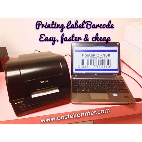 Solusi Labelling Mudah Cepat Dan Terjangkau Printer Barcode Postek