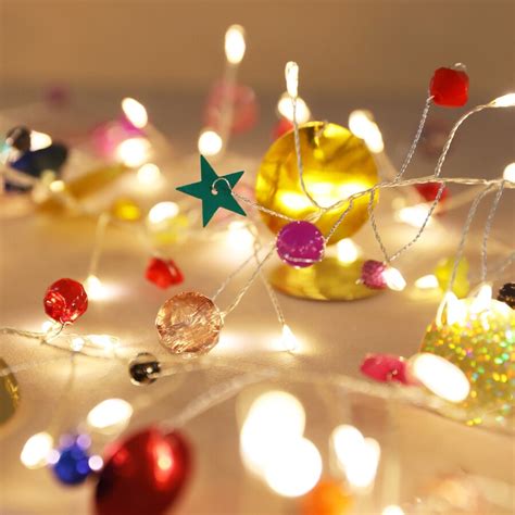 Plug In Colourful Charm Wire String Lights Lisa Angel