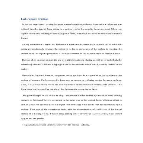 Frictional Force Occurring The Same Way The Normal Force