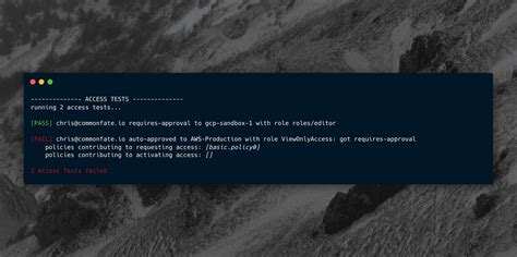 Access Testing Common Fate