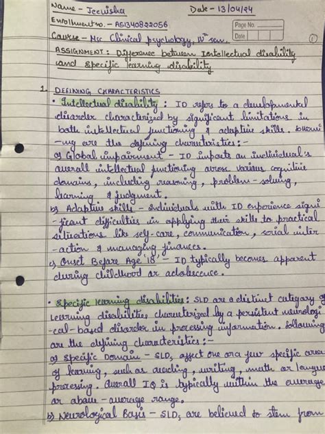 Intellectual Disability Vs Specific Learning Disability Pdf