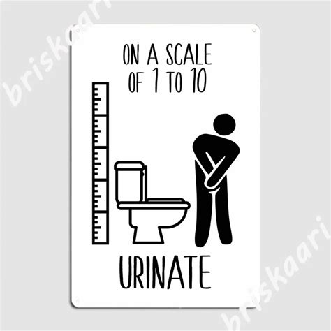 Funny Bathroom Scale Poster Metal Plaque Pub Custom Plates Pub Garage