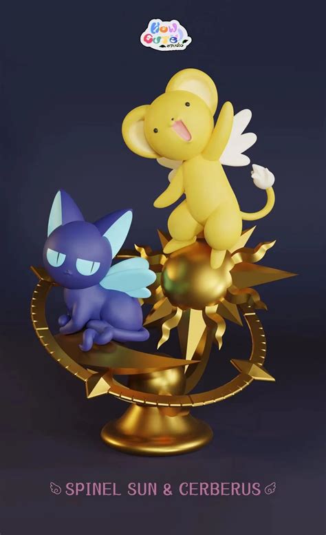 Chibi Ver Spinel Sun And Cerberus Cardcaptor Sakura Ccs Resin Statue