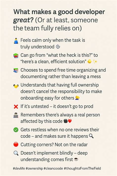 Devlife Ownership Cleancode Programming Thoughtsfromthefield Avi