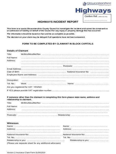 Claim Template Doc Template Pdffiller