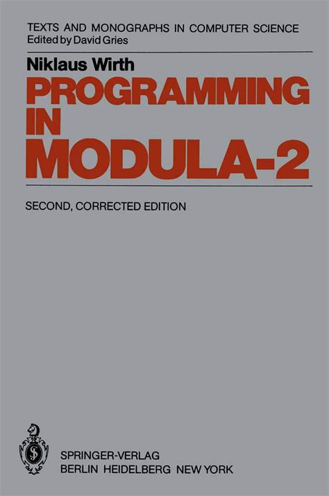 programming in modula 2 monographs in computer science niklaus wirth