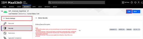Integration With IBM MaaS360 Integration With IBM MaaS360