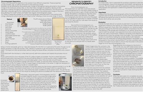 Unit 2 Assignment 3 Chromatography Unit 2 Practical Scientific