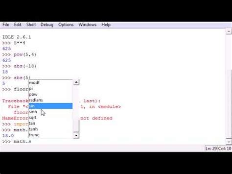 Python Programming Class Modules And Functions YouTube
